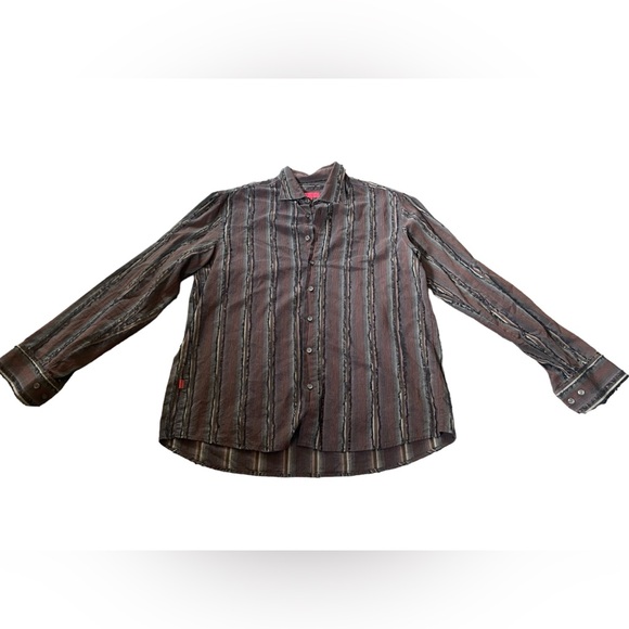 maxx h. | Shirts | Maxx H Mens Earthy Grunge Punk Distressed ...
